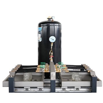 Drip irrigation pipe flow rate testing platform